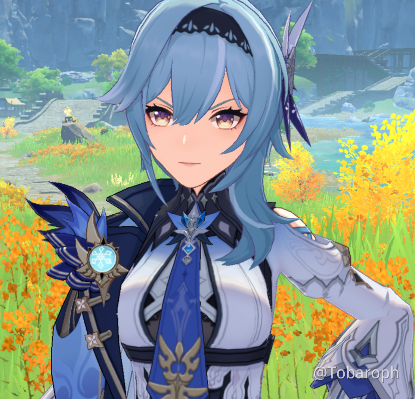 Eula friendship lvl 2 - Face Genshin Impact | HoYoLAB