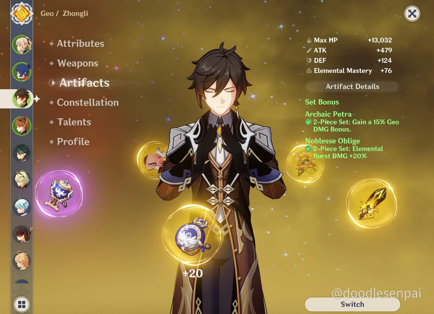 Thoughts on Tenacity of Millelith artifact? Genshin Impact | HoYoLAB