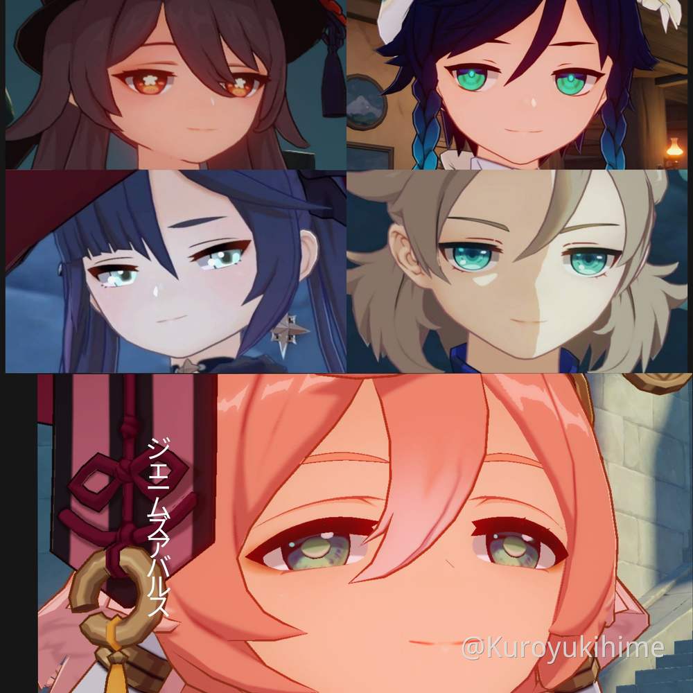 faces Genshin Impact | HoYoLAB