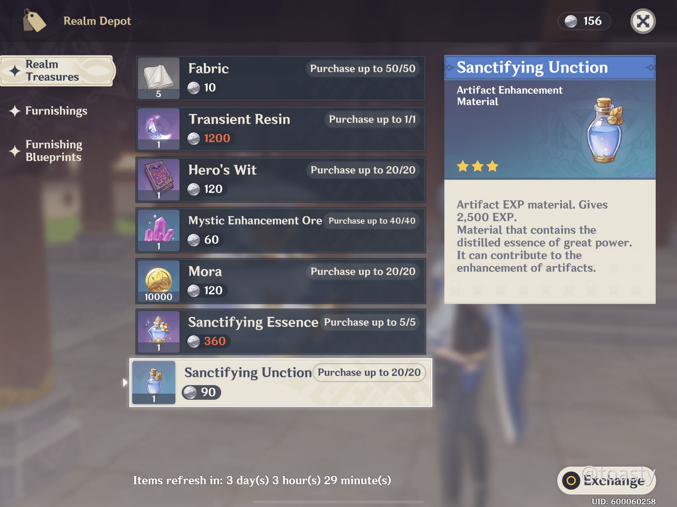 What is the point of these sanctifying unction? Genshin Impact | HoYoLAB