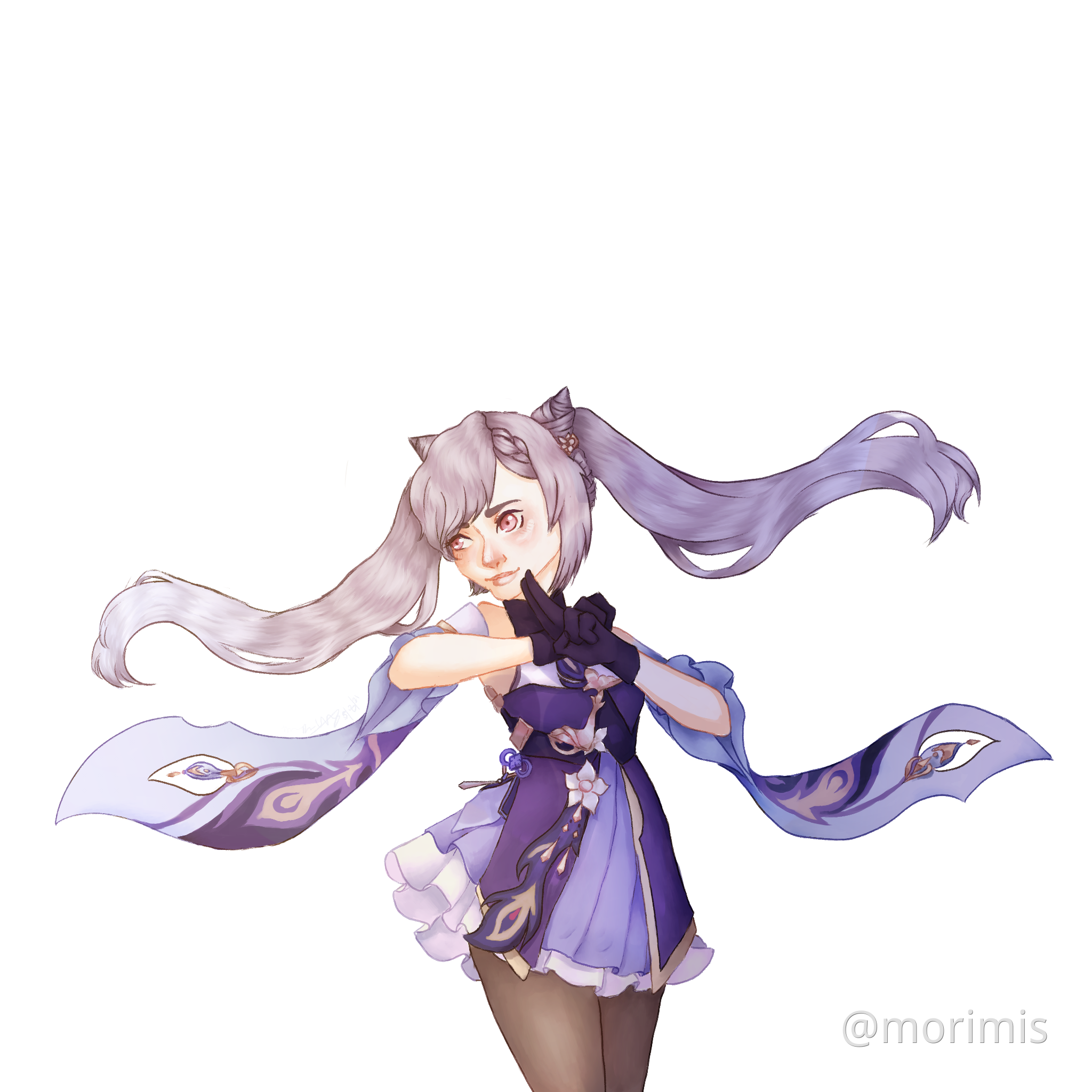 Keqing Fanart Genshin Impact | HoYoLAB