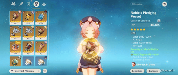 [Build shield diona] Genshin Impact | HoYoLAB