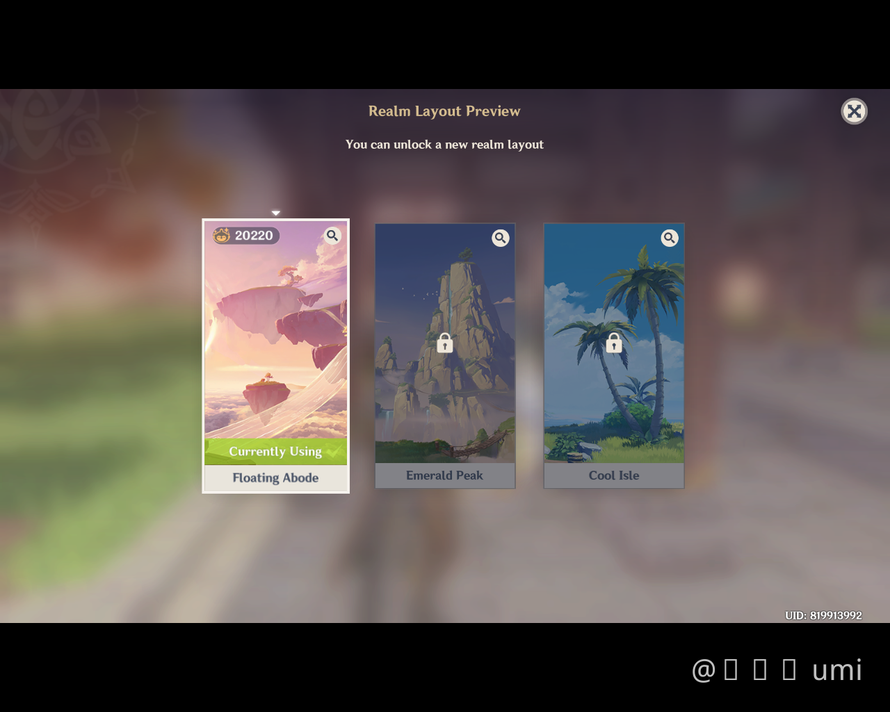 What Realm Layout should I pick Genshin Impact | HoYoLAB