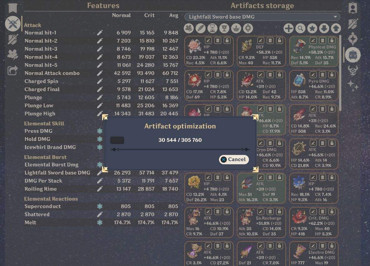 My Genshin Impact Calculator | Genshin Impact | HoYoLAB