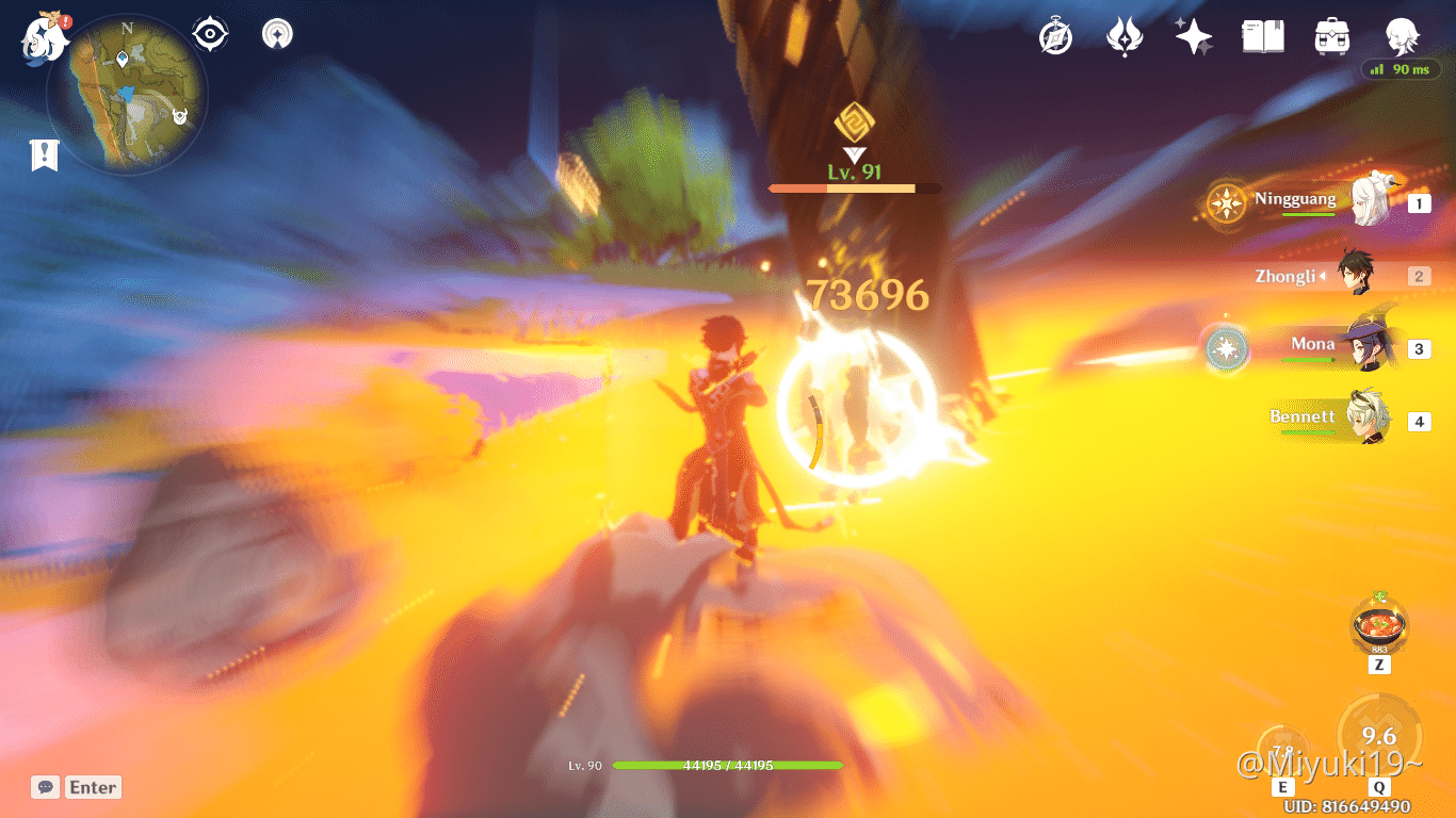 Hybrid 44k hp zhongli with 70k+ burst dmg on WL 8 Mob Genshin Impact ...