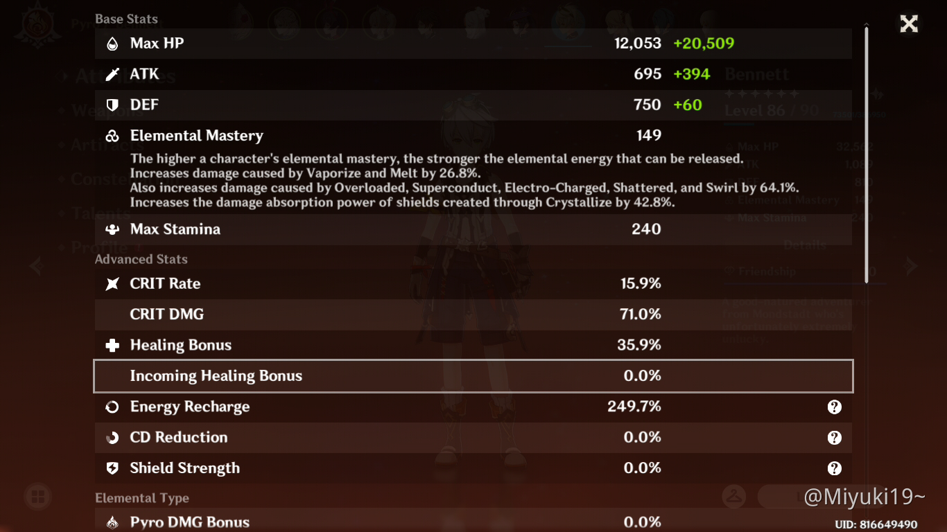 Updated Bennett Build Genshin Impact | HoYoLAB