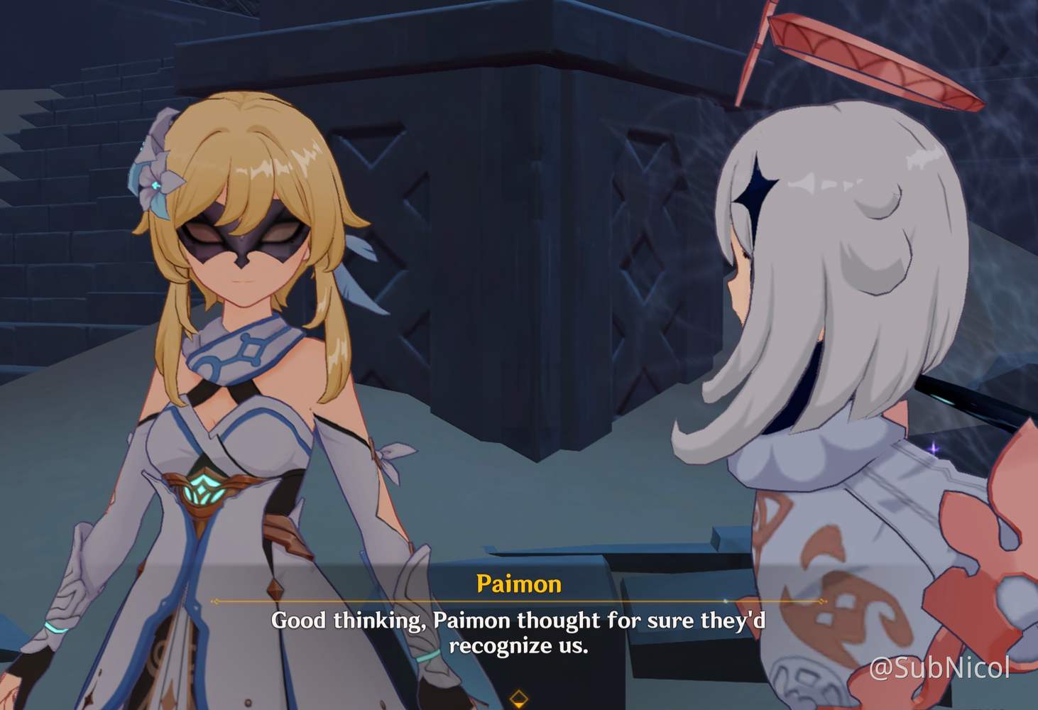 Traveler’s mask Genshin Impact | HoYoLAB