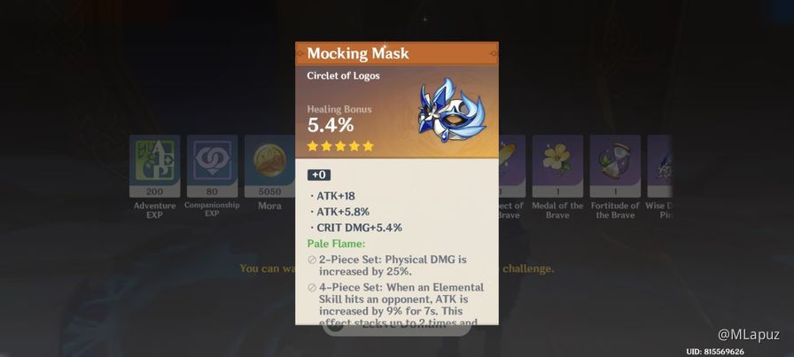 This mocking mask is making my Eula shake Genshin Impact | HoYoLAB