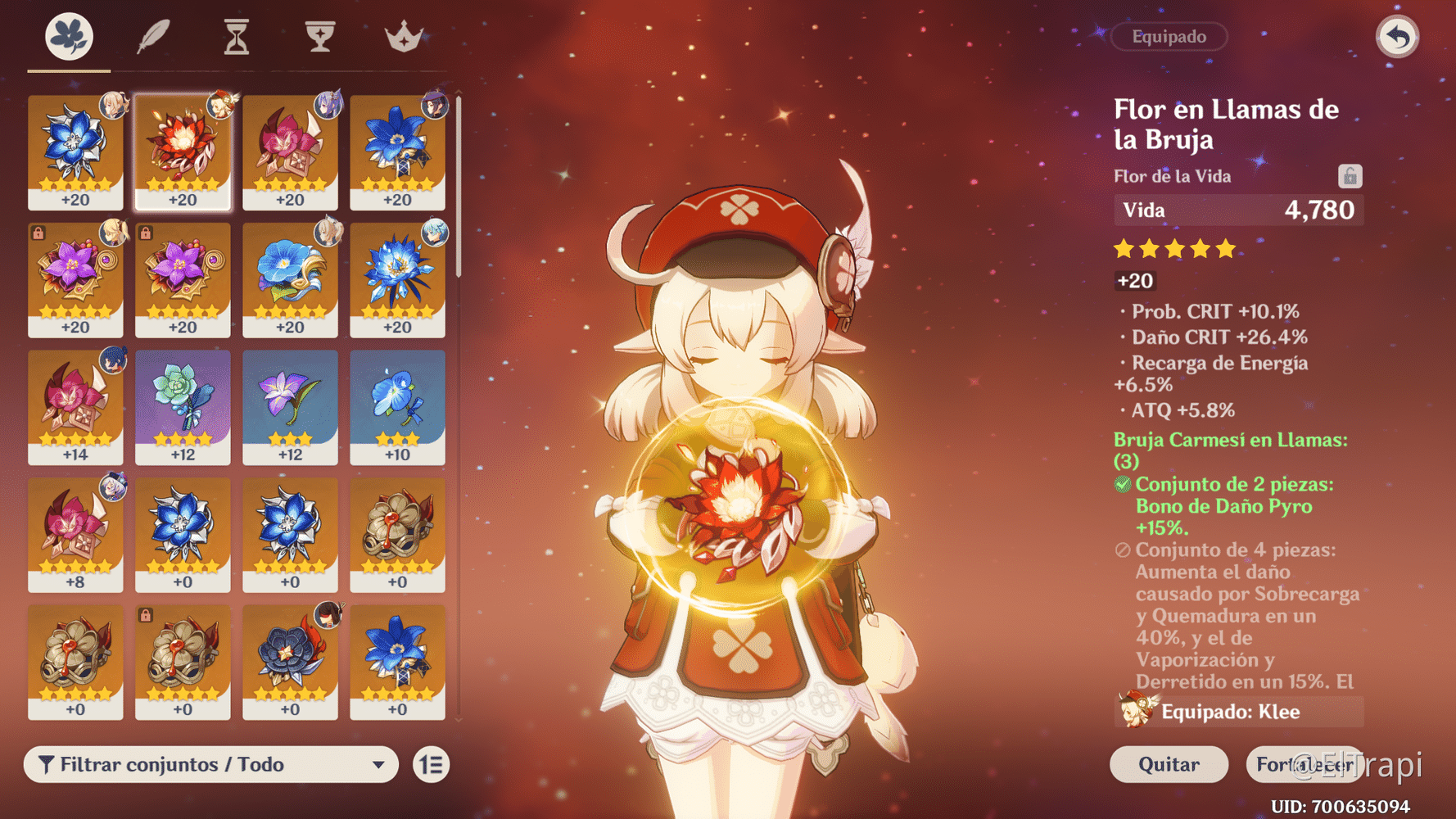 My Klee build Genshin Impact | HoYoLAB