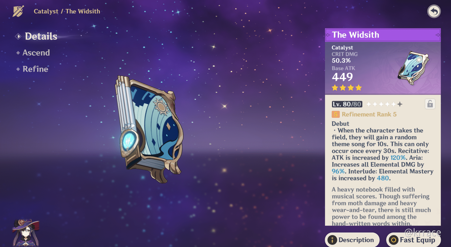 R5 Widsith Genshin Impact | HoYoLAB