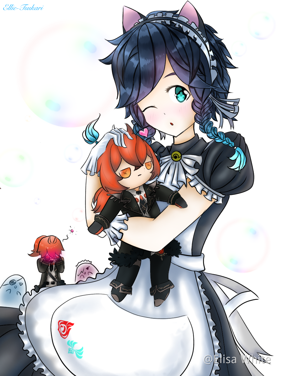 Venti in a maid dress 'cause why not Genshin Impact | HoYoLAB