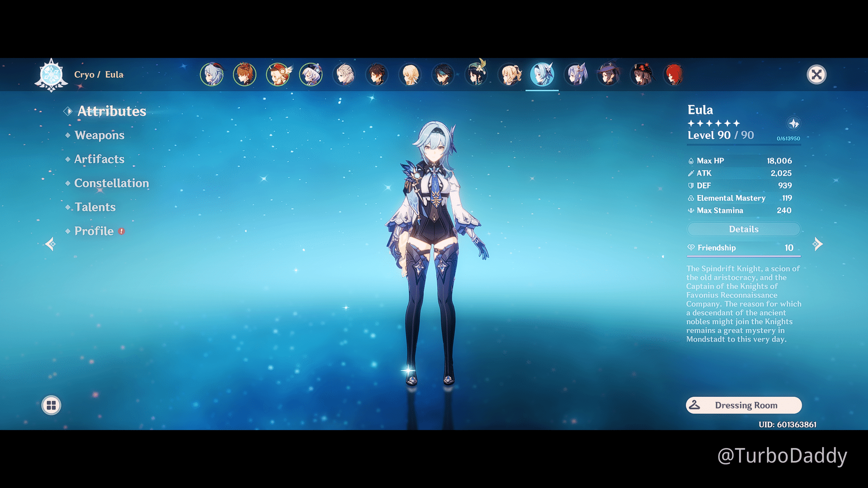 i got eula name card Genshin Impact | HoYoLAB