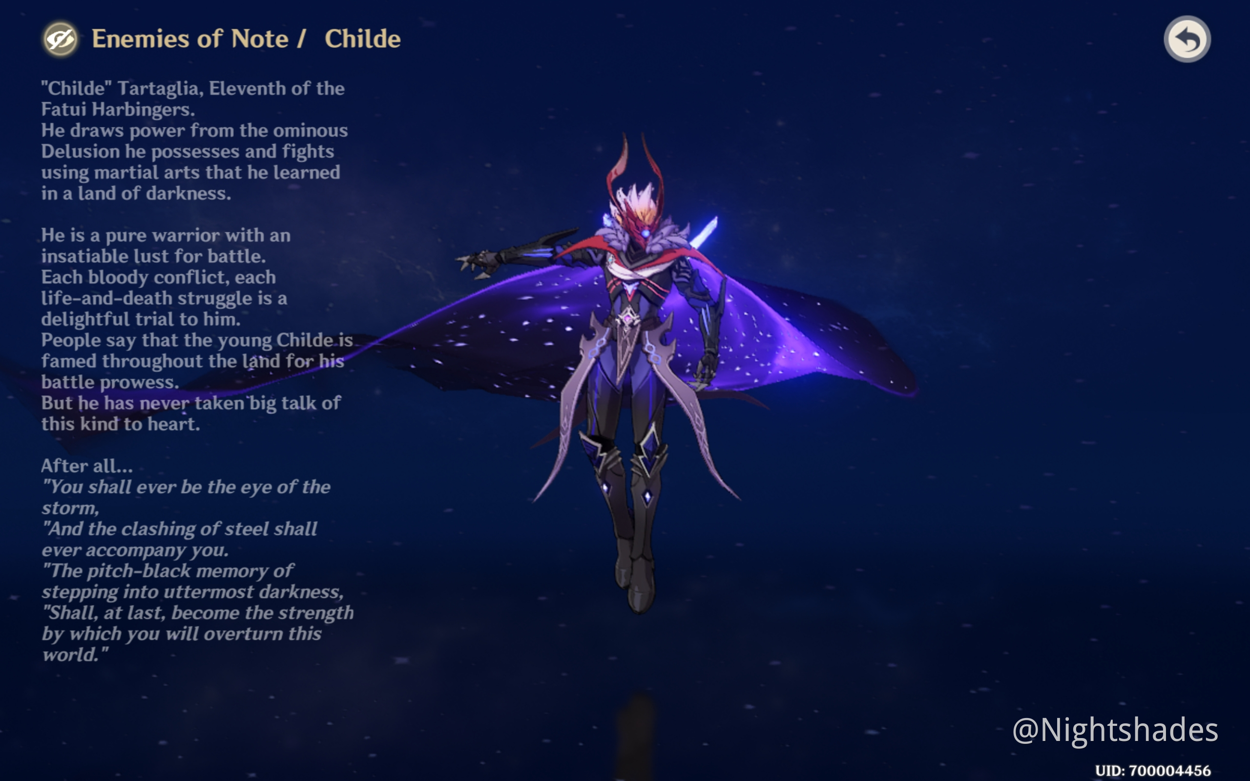 Childe Demon Skin Genshin Impact | HoYoLAB