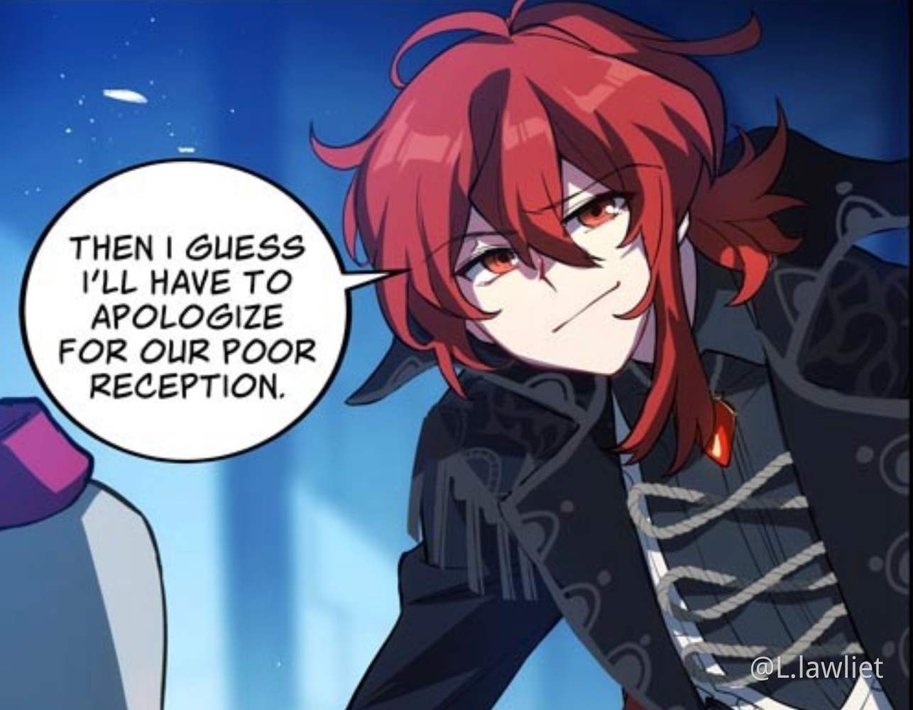 Diluc’s expressions are...weird... Genshin Impact | HoYoLAB