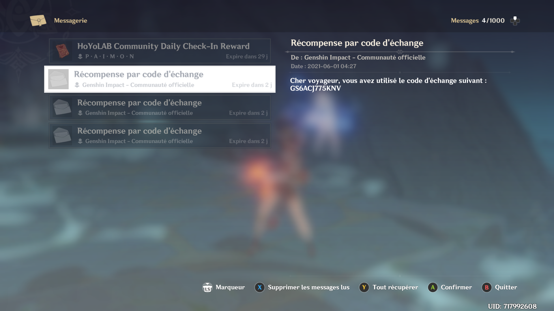 Gift code Genshin Impact | HoYoLAB