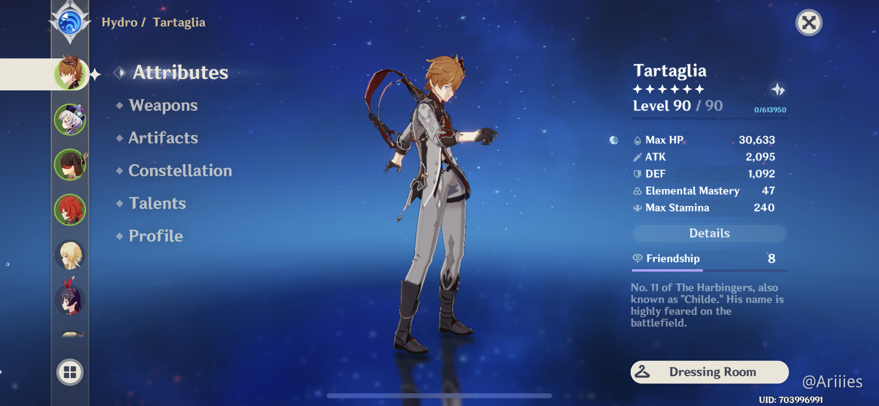 Help with Childe Build Genshin Impact | HoYoLAB