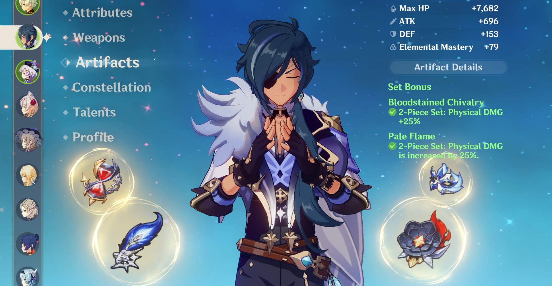 [Build Showcase] my full ️ Physical Kaeya | C1 Kaeya finally ️😭 ...