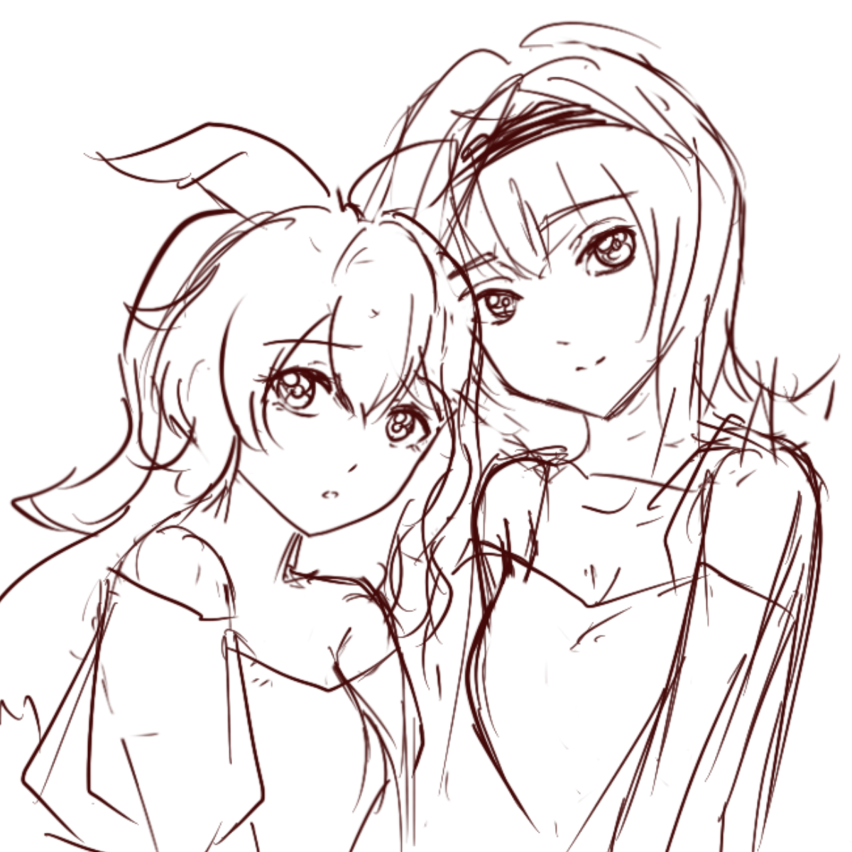 goodnight mondstadt (eula amber sketch) Genshin Impact | HoYoLAB