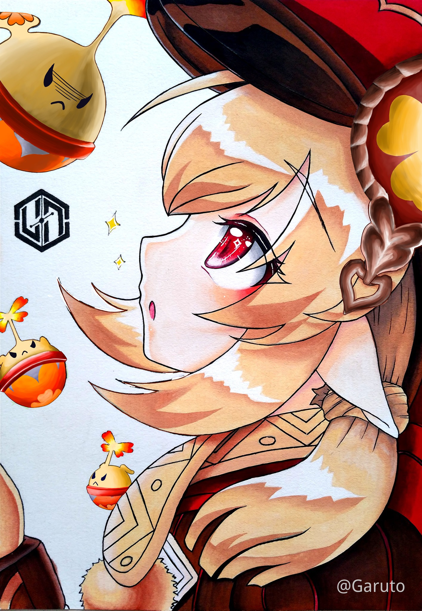 Sticker Klee Mưa bom tatata Genshin Impact | HoYoLAB