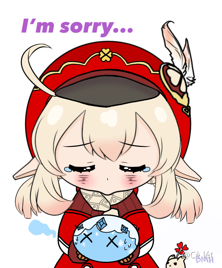 Klee Sticker - Klee’s sad face Genshin Impact | HoYoLAB