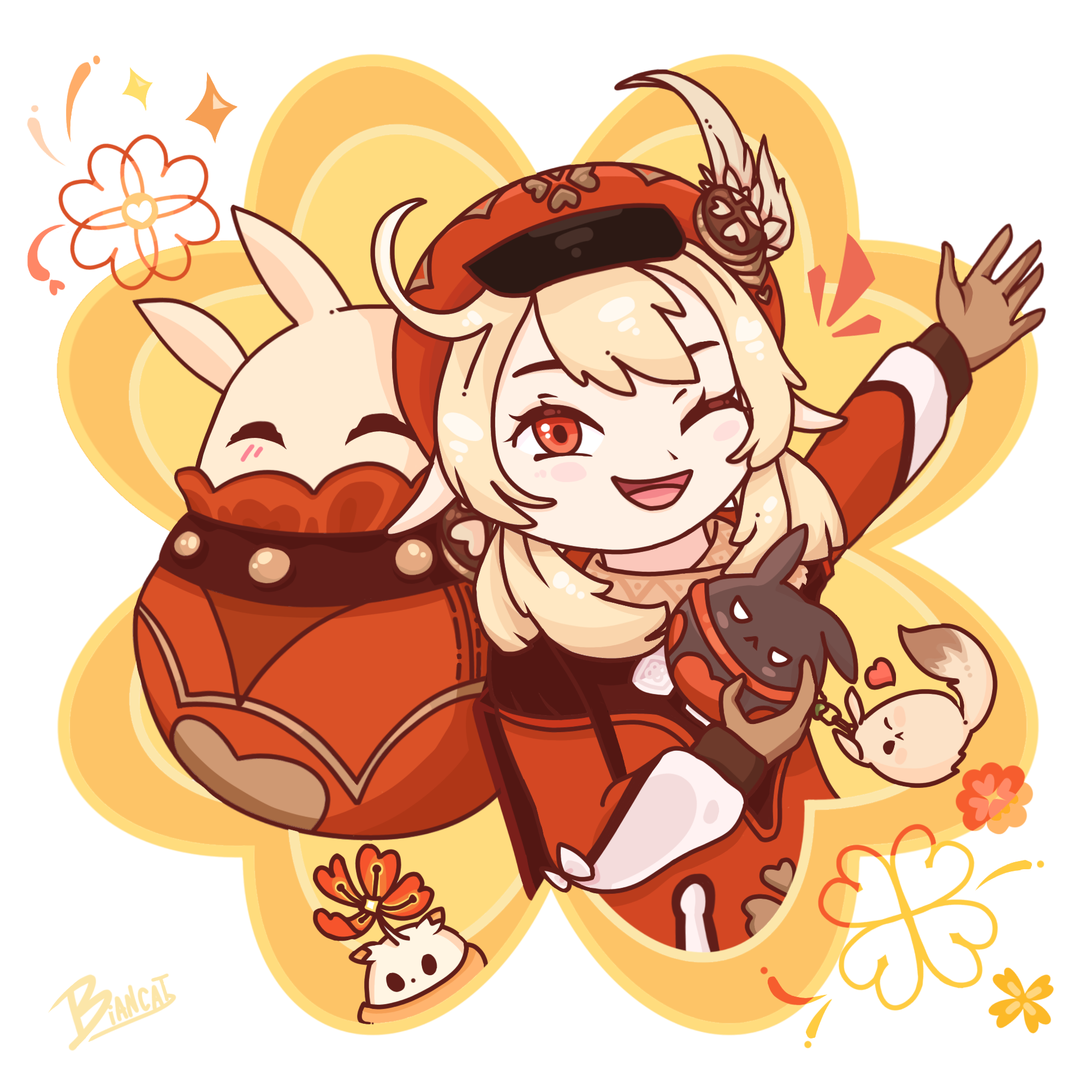 Klee Sticker -"Best Friends" Genshin Impact | HoYoLAB