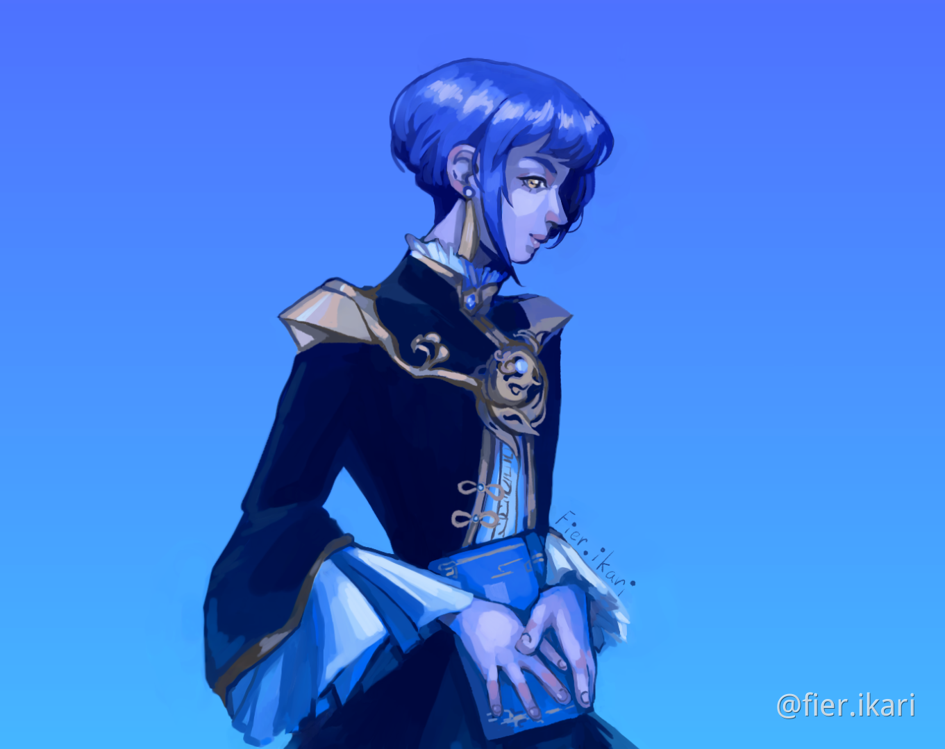 blue boy Genshin Impact | HoYoLAB