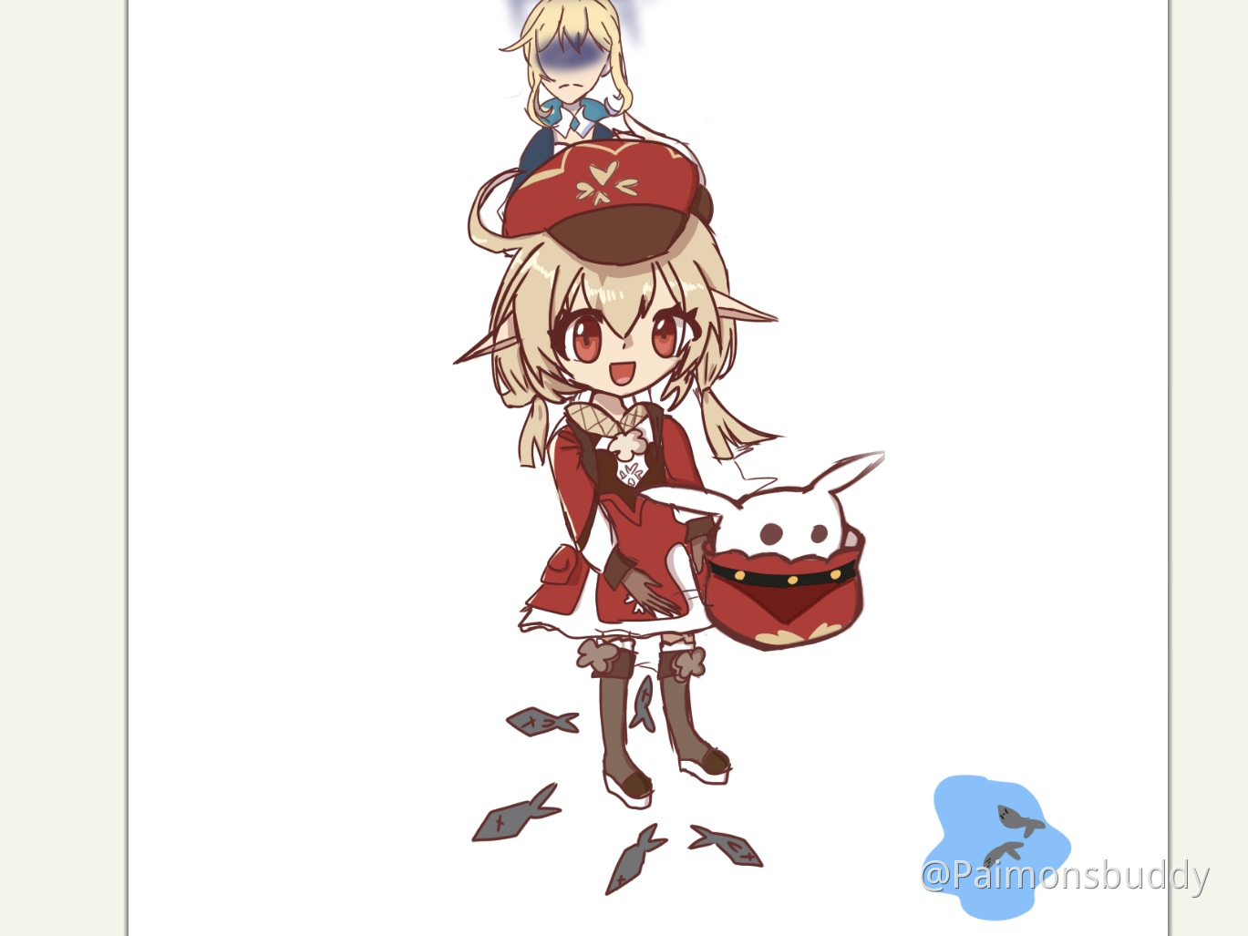 Klee sticker, sad fish Genshin Impact | HoYoLAB