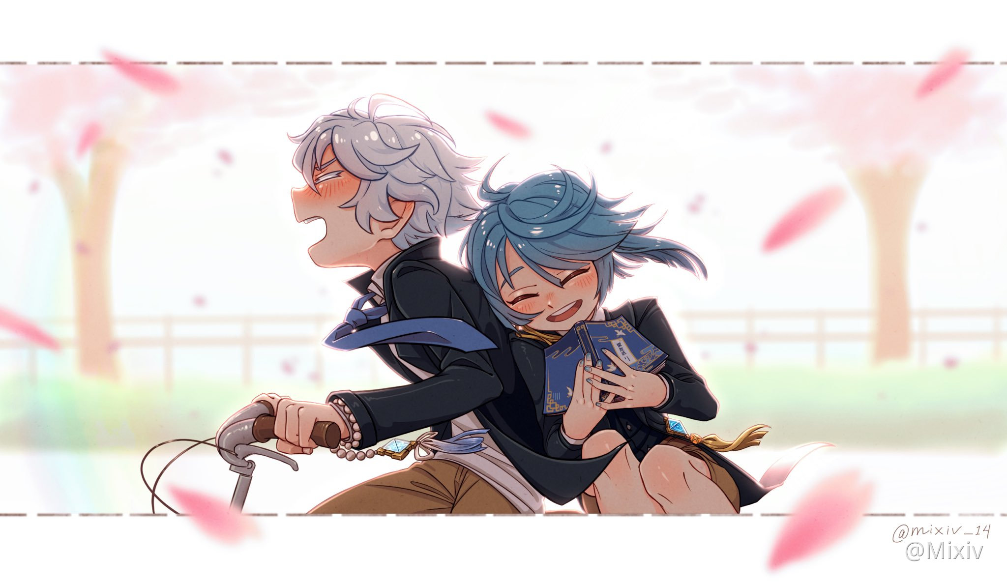 Highschool AU Genshin Impact | HoYoLAB