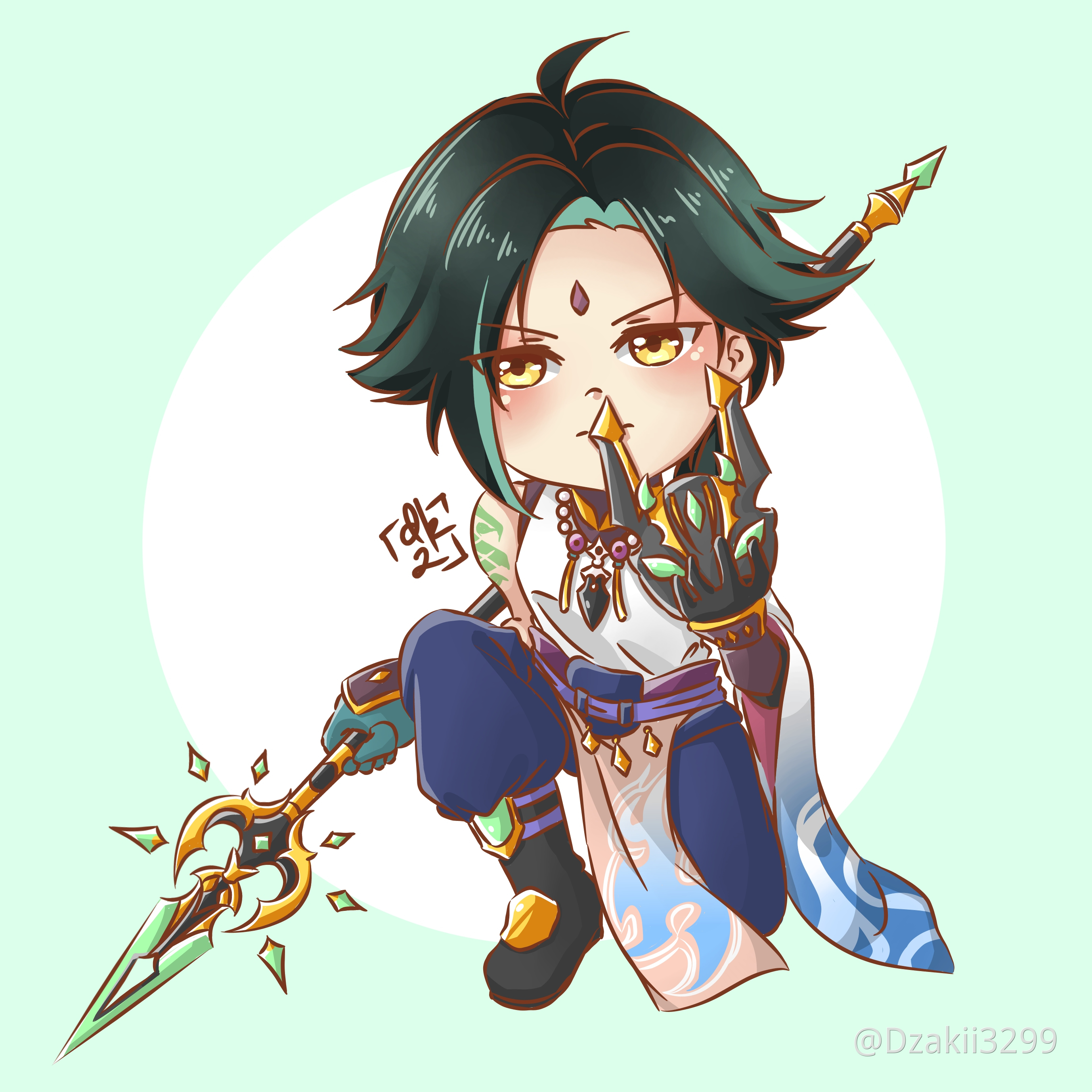Chibi Xiao Fanart~ Genshin Impact | HoYoLAB