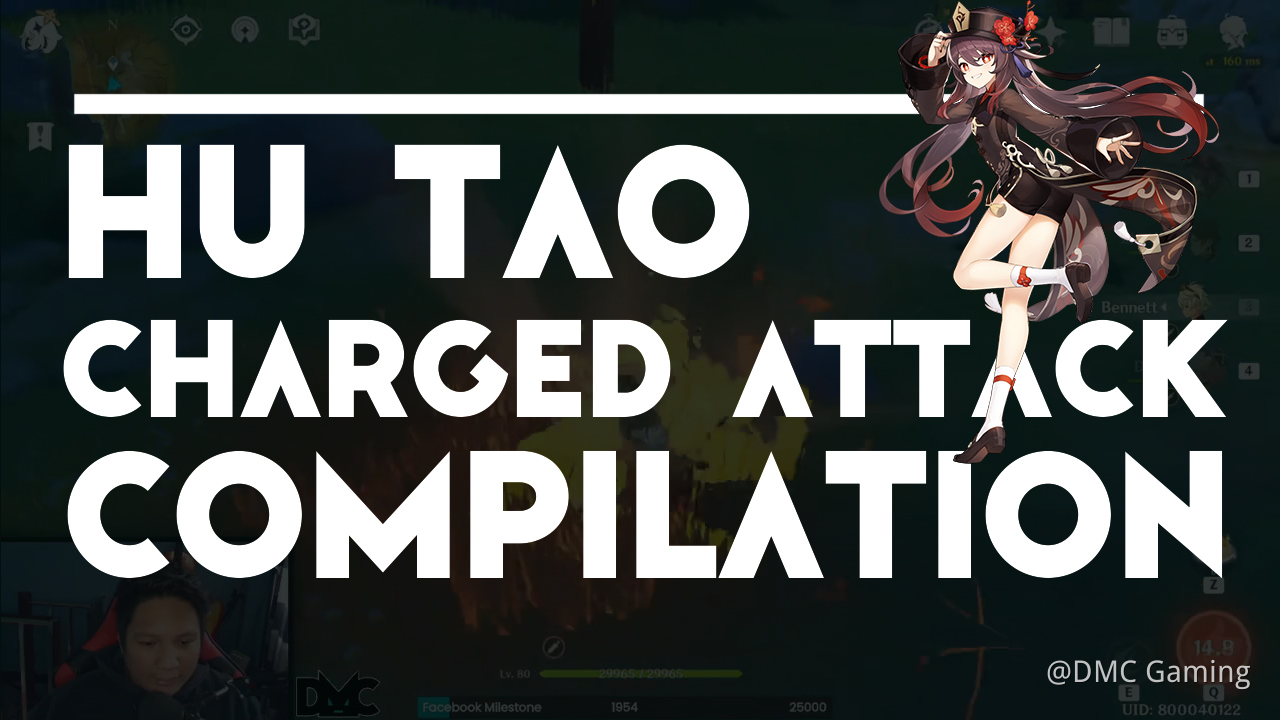 Hu Tao Charged Attacks Compilation Video [Retracing Bolide Build ...