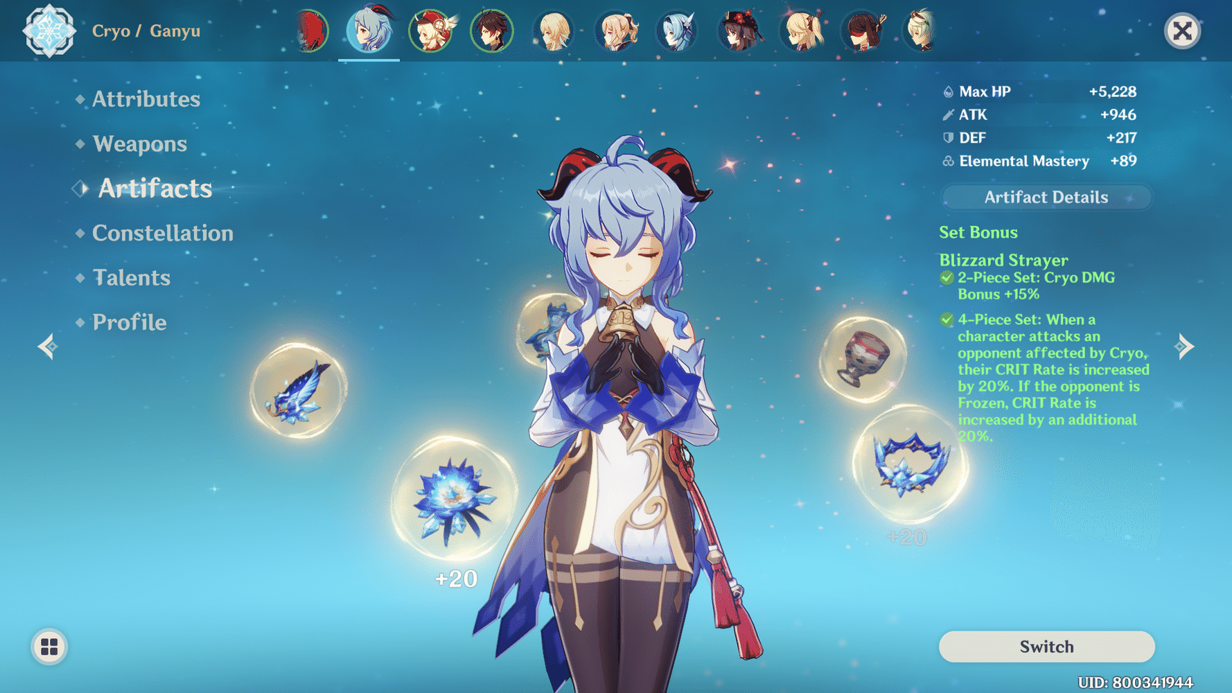 Rate my crit ratios Genshin Impact | HoYoLAB