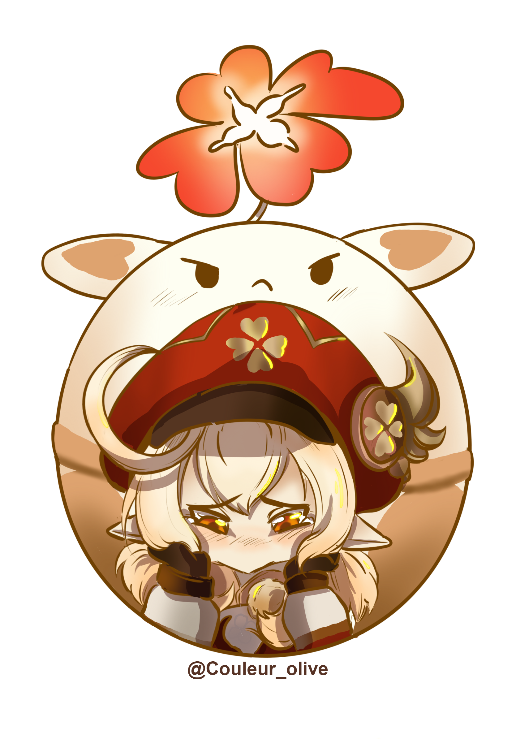 [Stickers Klee] Cute sad day! Genshin Impact | HoYoLAB