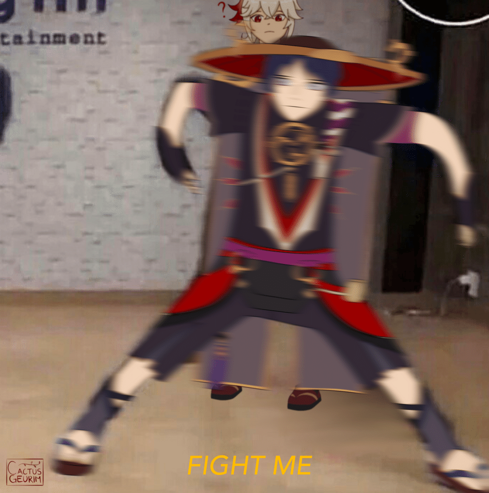 Scaramouche meme - fight me Genshin Impact | HoYoLAB