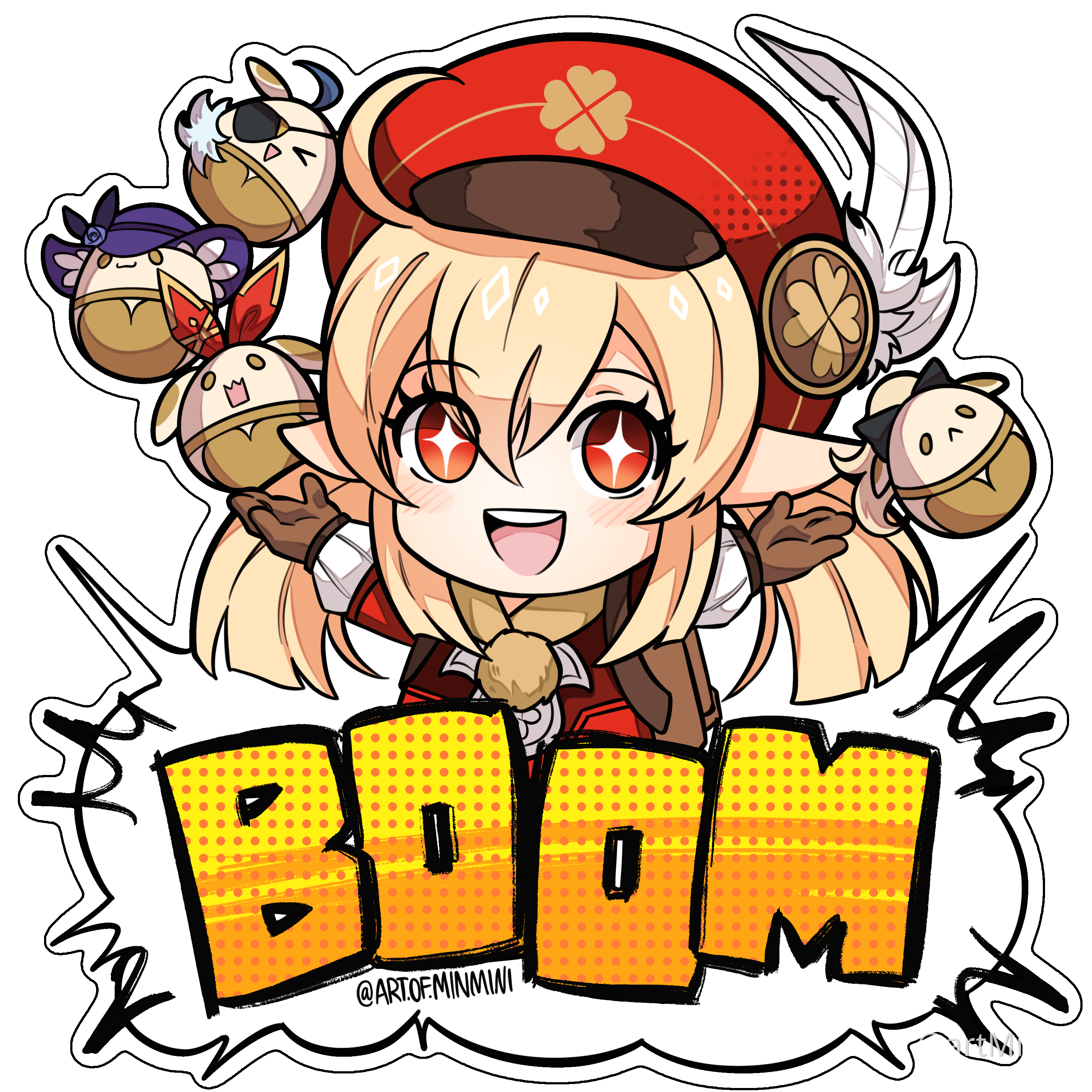 Klee Sticker - Boom! Genshin Impact | HoYoLAB