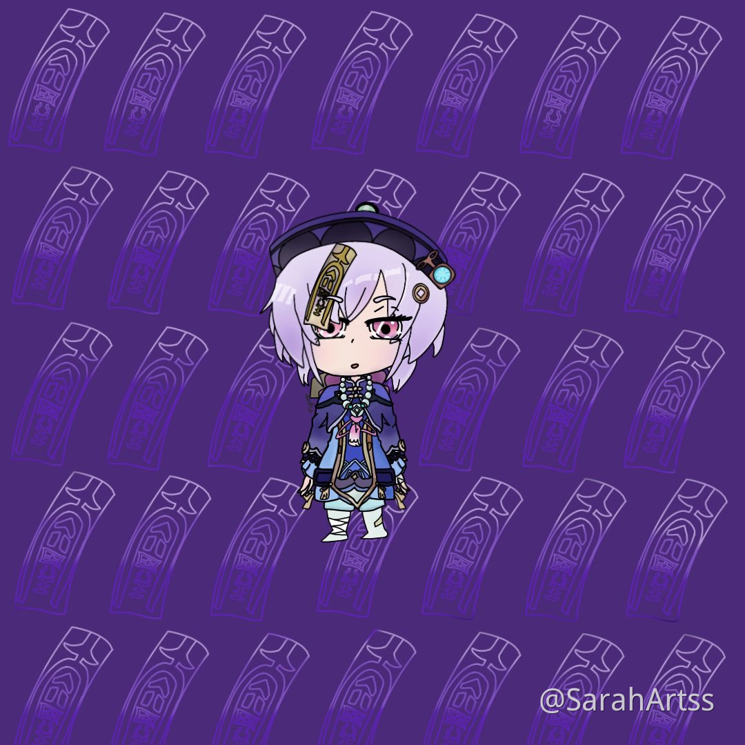 Chibi Qiqi from Genshin Impact ~Time Taken: 3 Hours and 16 Minutes ...