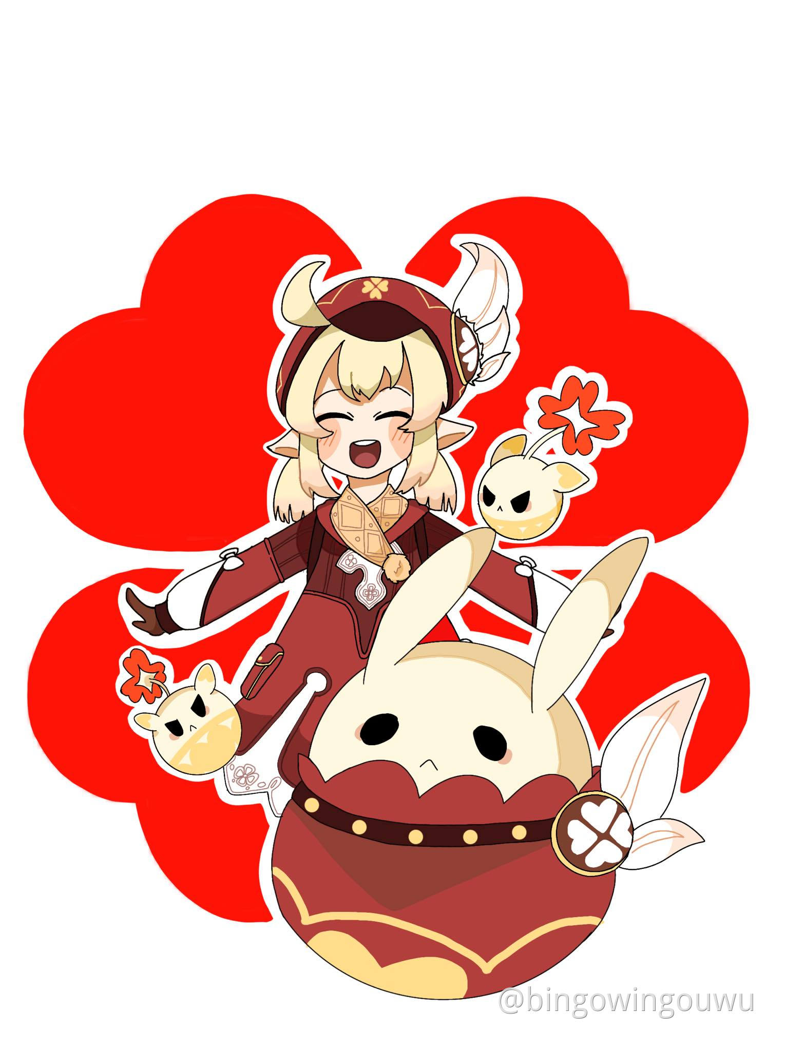 Klee sticker, happy Klee Genshin Impact | HoYoLAB