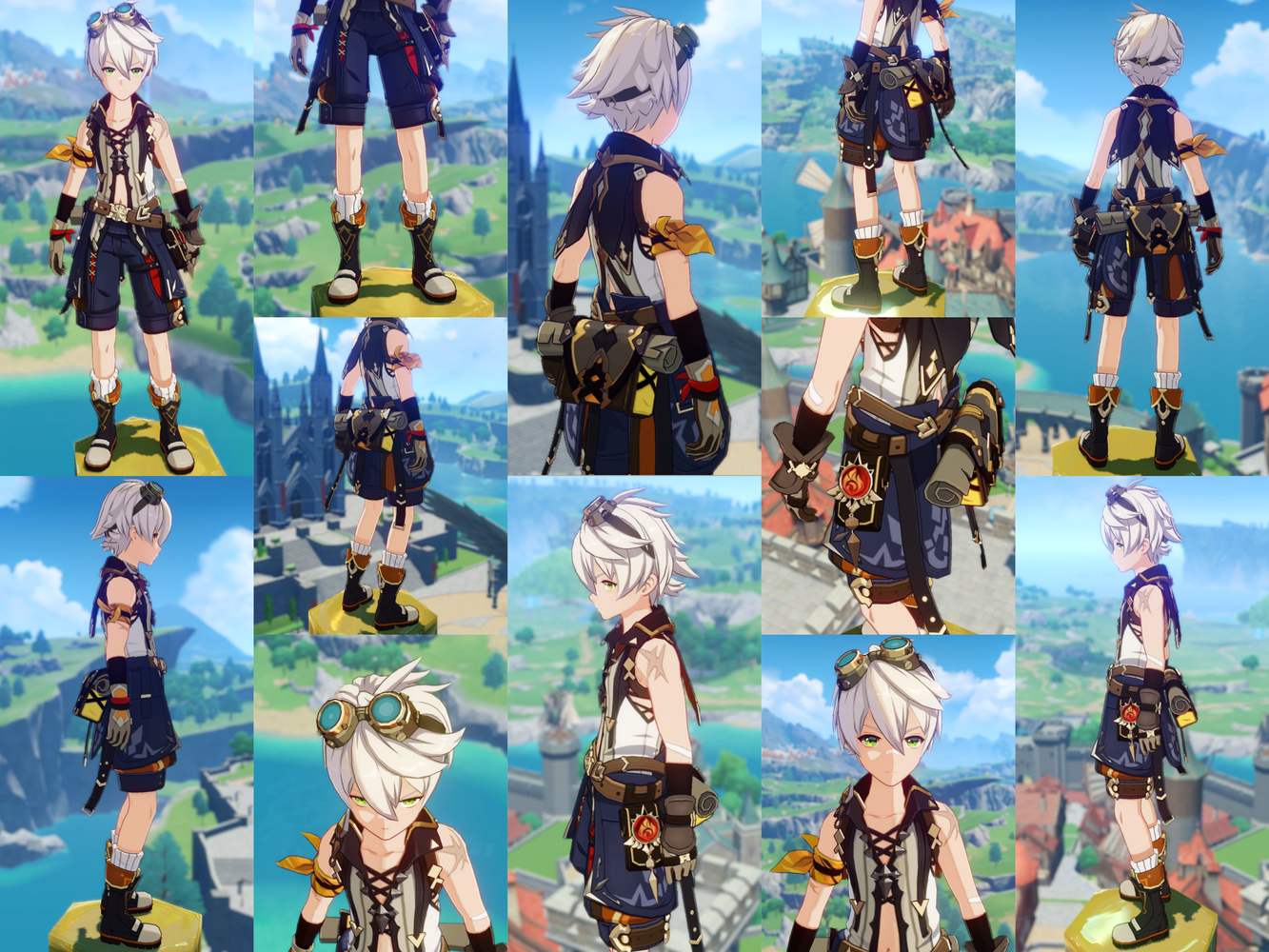 ALL Mondstat characters: detail reference sheet pictures for art ...