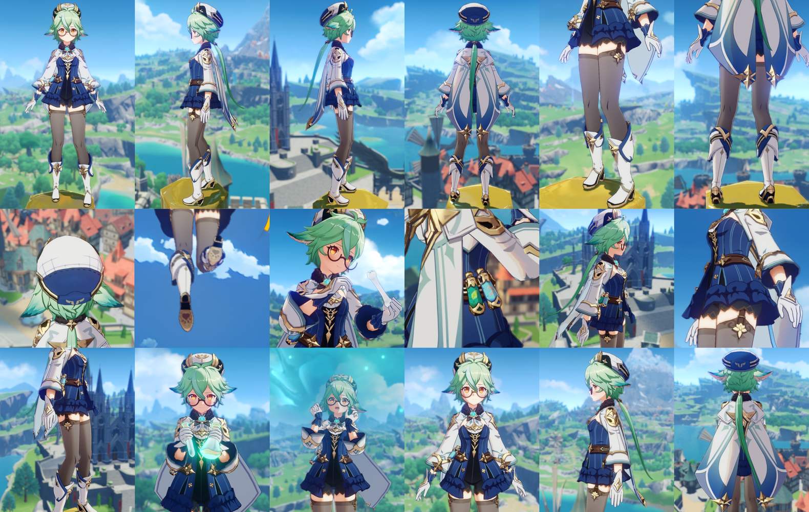 ALL Mondstat characters: detail reference sheet pictures for art ...