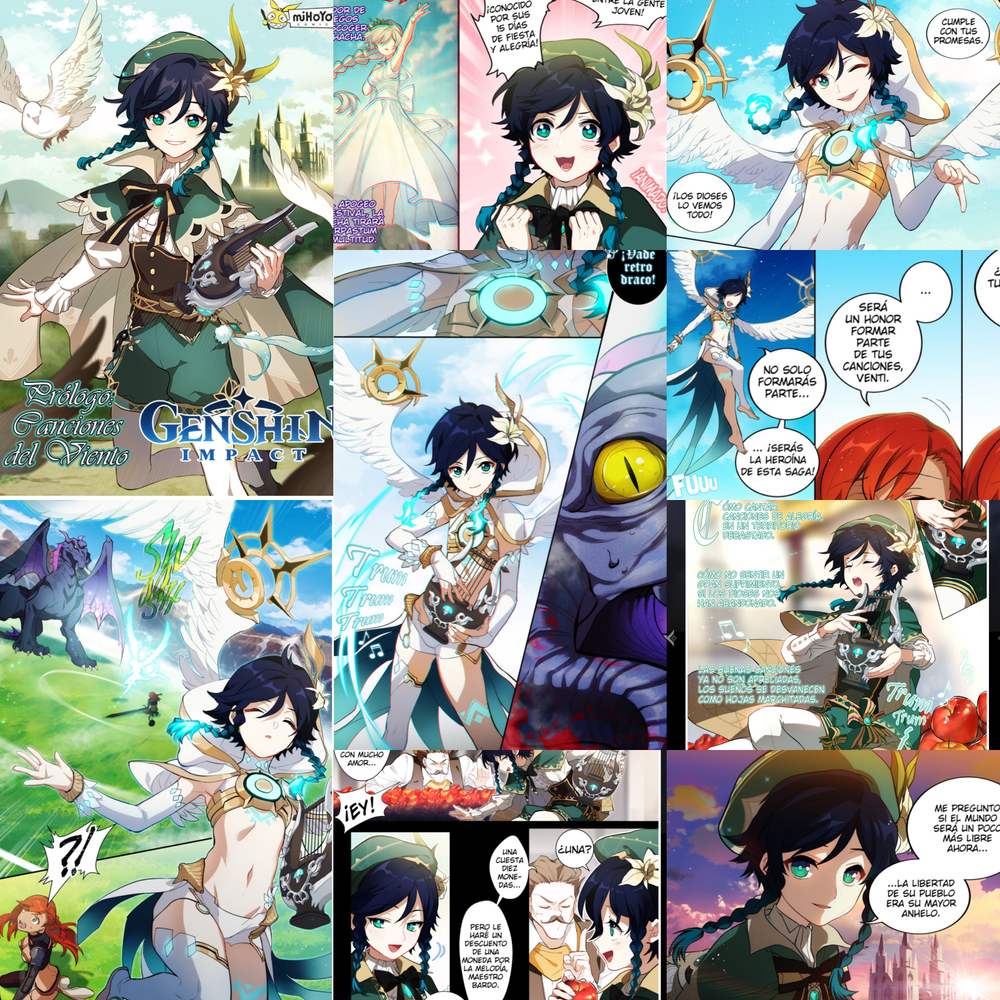 ALL Mondstat characters: detail reference sheet pictures for art ...