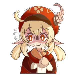 Klee Sticker: Nervous Klee Genshin Impact | HoYoLAB