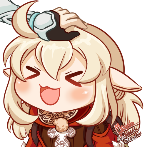 Klee Sticker - Headpat | Genshin Impact | HoYoLAB