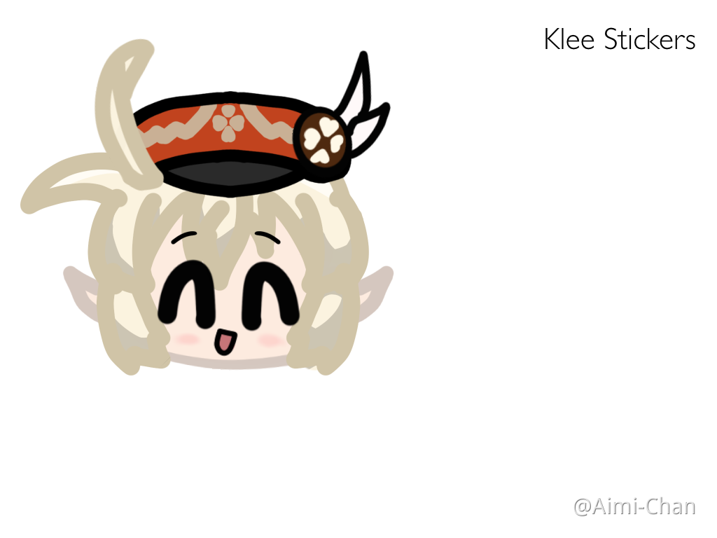 Klee Sticker - Genshin Impact | HoYoLAB