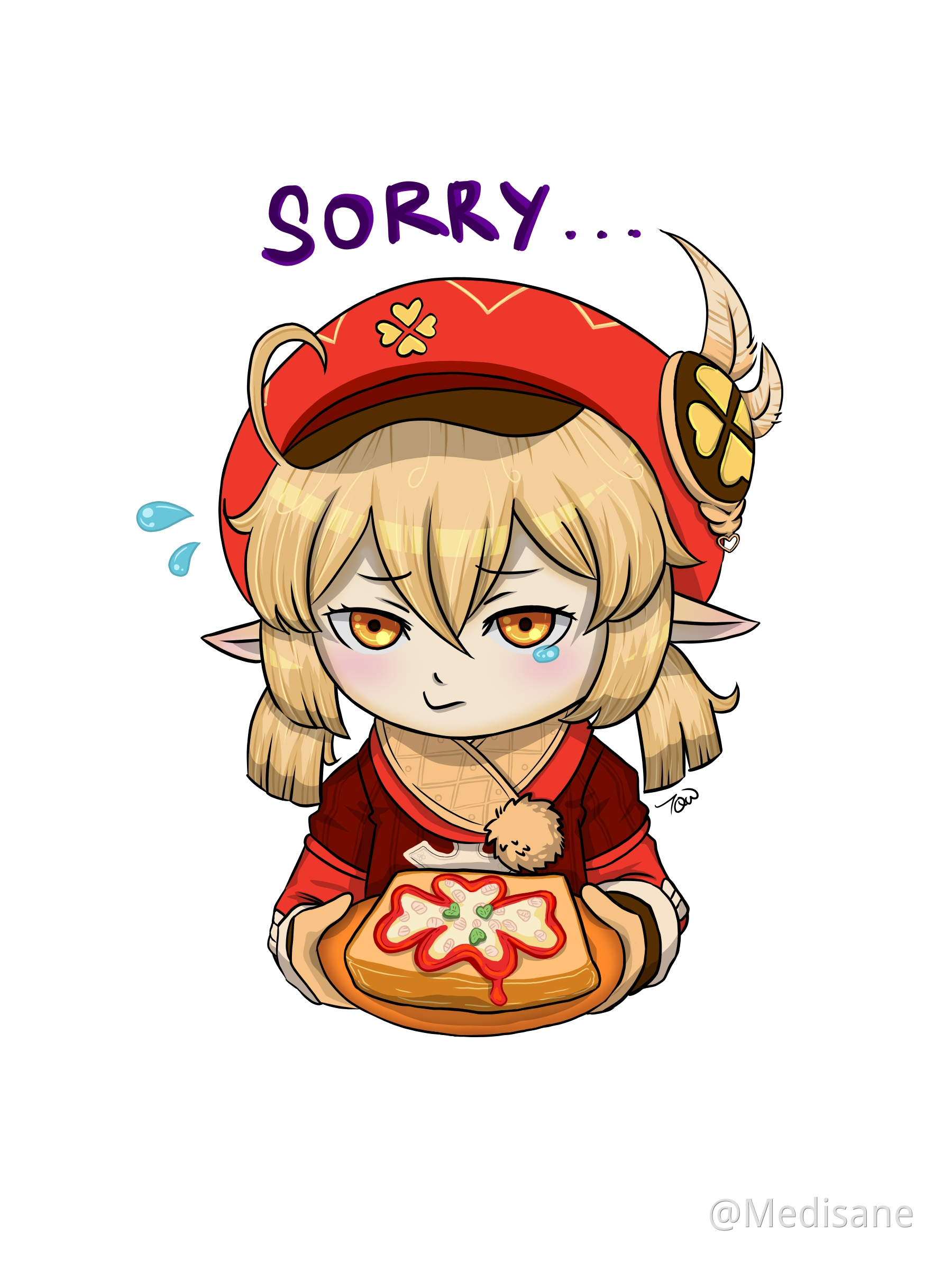 KLEE STICKER - I'M SORRY... Genshin Impact | HoYoLAB