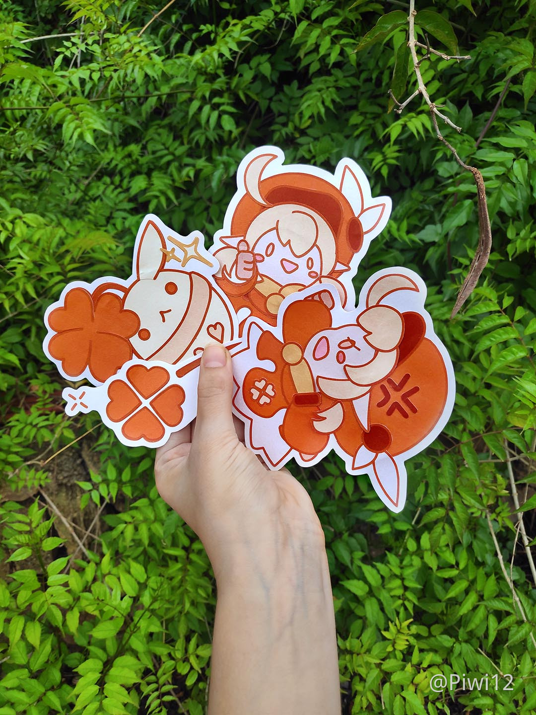 Pegatina de Klee - Real Paper Sticker Klee Collection =D Genshin Impact ...