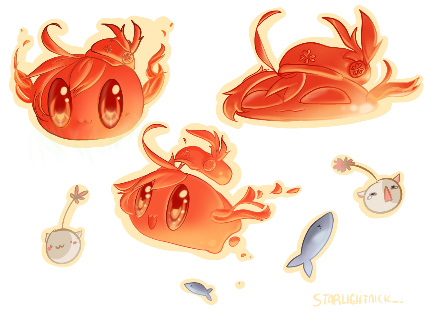 Klee Sticker - Pyro Slime Klee Sheet Genshin Impact | HoYoLAB