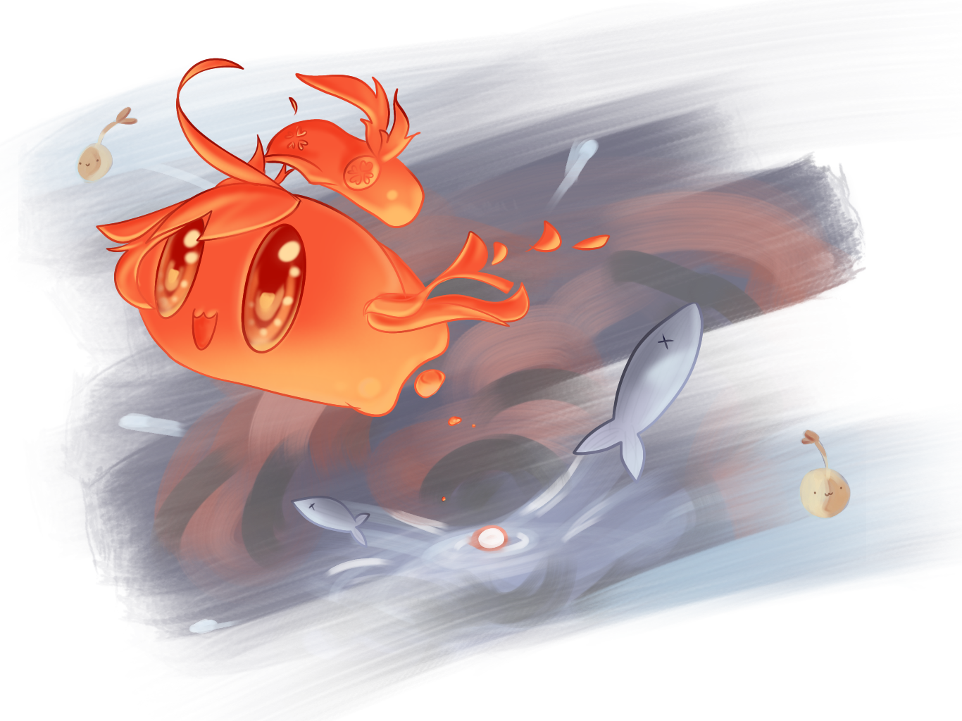 Klee Sticker - Pyro Slime Klee Sheet - miHoYo Player Community