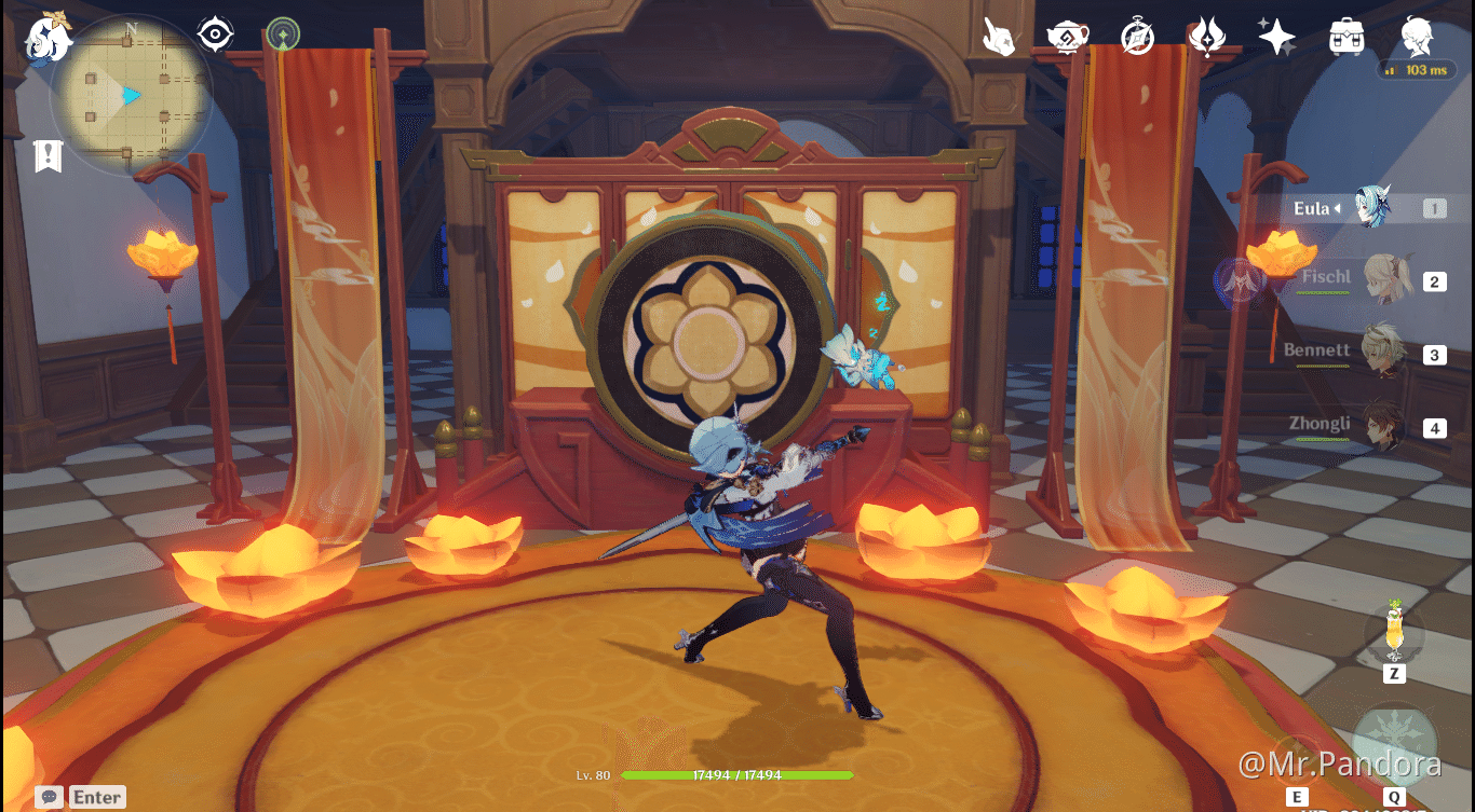 Eula Sword Dancing on Stage Genshin Impact | HoYoLAB