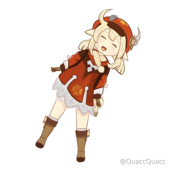 Klee Sticker- Eh heh~ Klee went fish bombing. But please keep it a ...