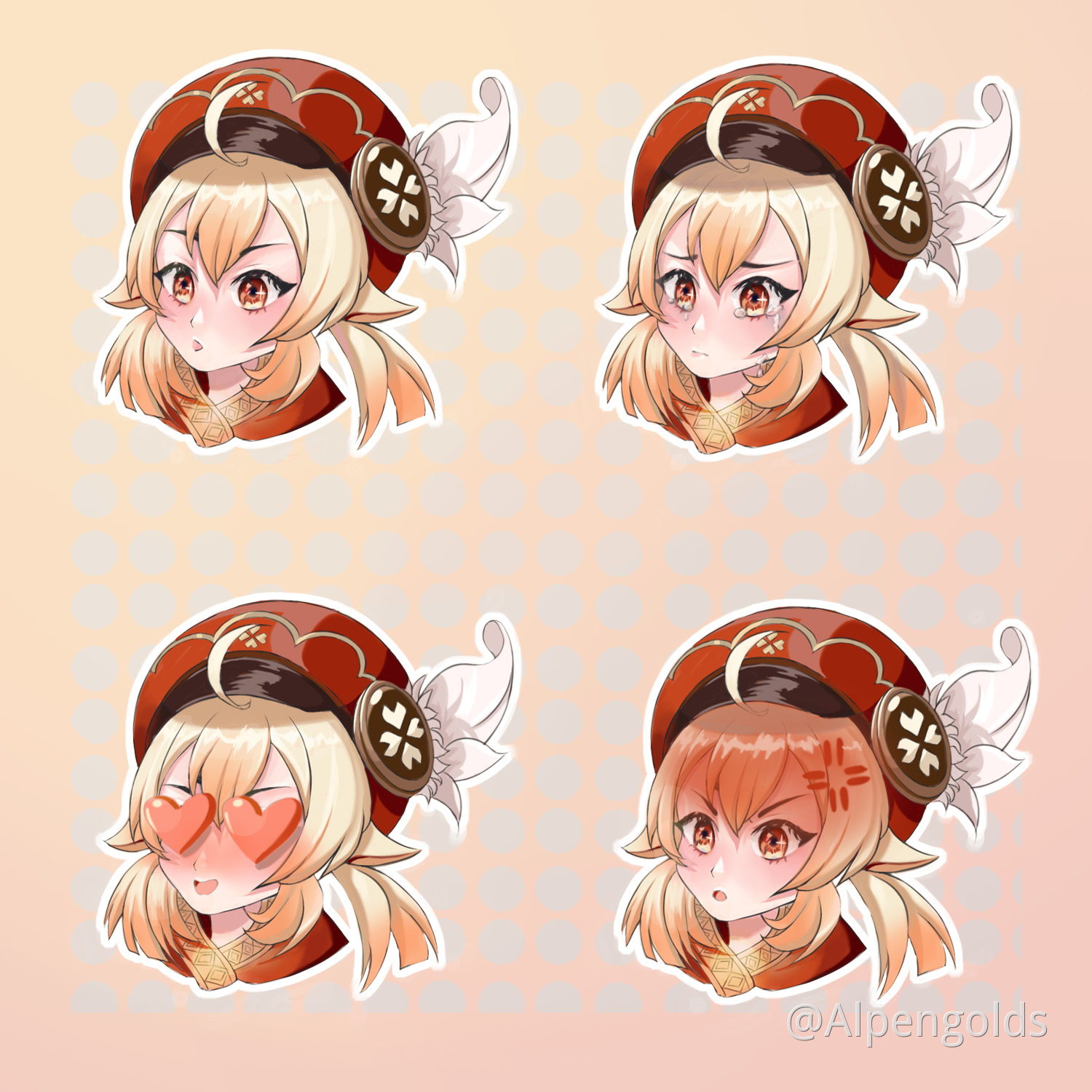 Klee Stickers Genshin Impact | HoYoLAB