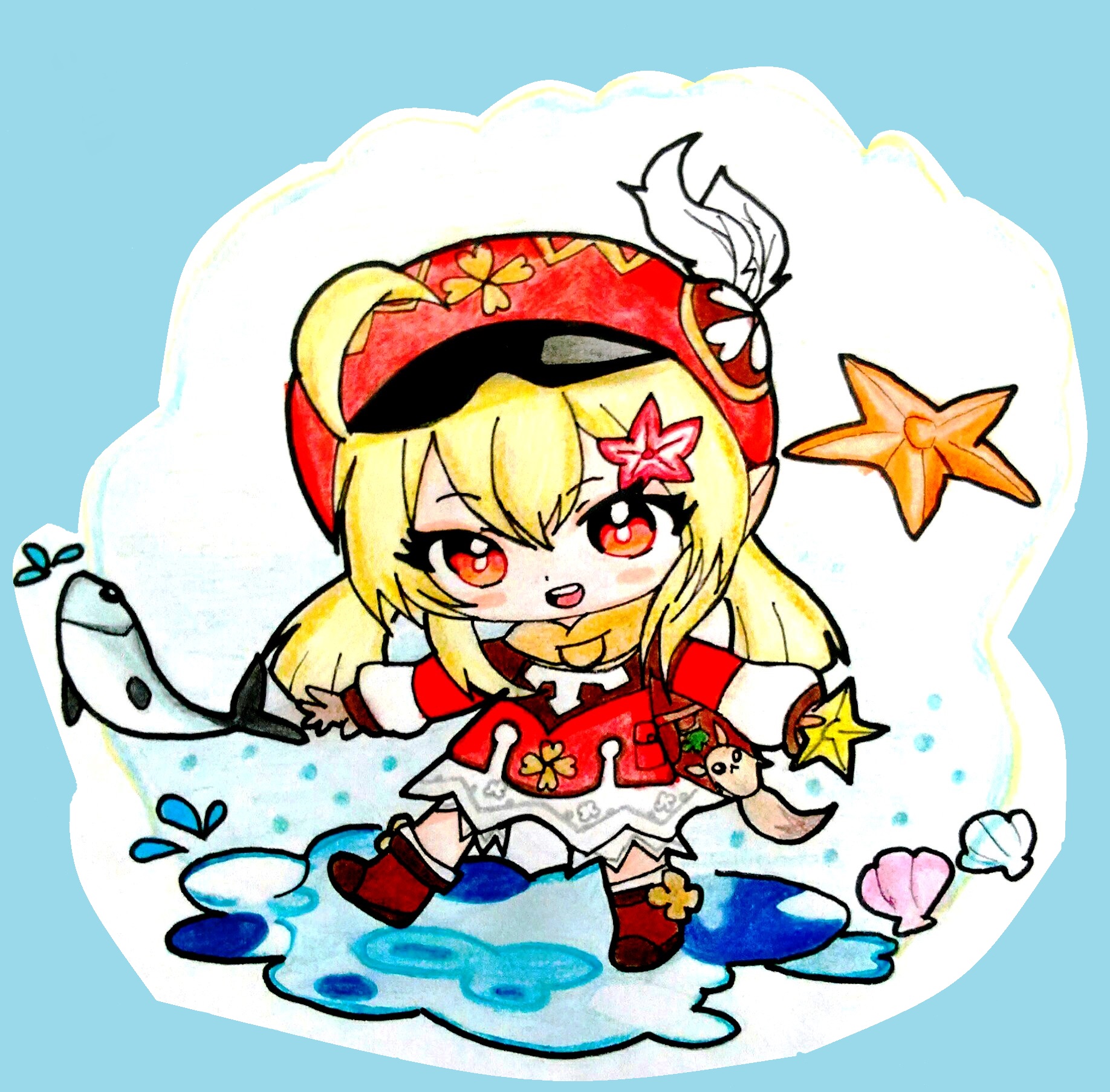 Pegatina klee- "El regreso de la loli pyro" Genshin Impact | HoYoLAB